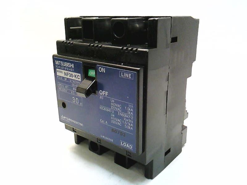 NF30-KC-30 Din Rail Mount Circuit Breaker by MITSUBISHI