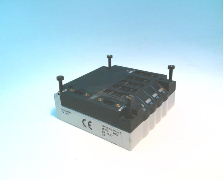 CPV10-GE-ASI-4-Z Pneumatic Block I/O - Adaptor - Subplate by FESTO