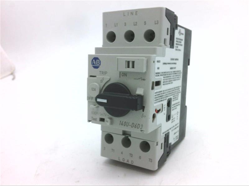 140U-D6D3-C12 Molded Case Circuit Breaker by ALLEN BRADLEY