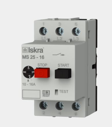 MS25-16 Din Rail Mount Circuit Breaker by ISKRA