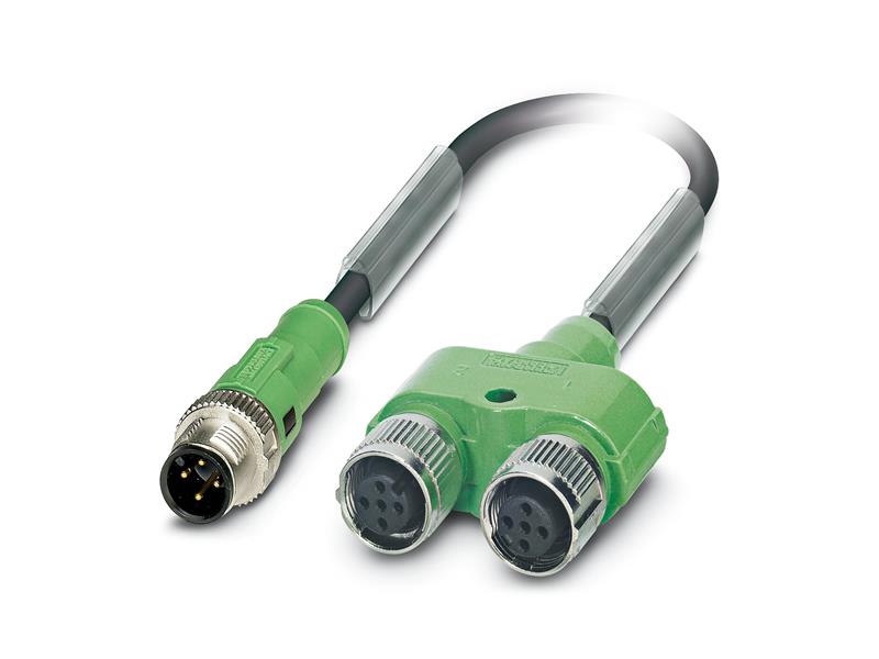 SAC-4PY-MS- 0,3-PUR/2XF Power Distribution by PHOENIX CONTACT