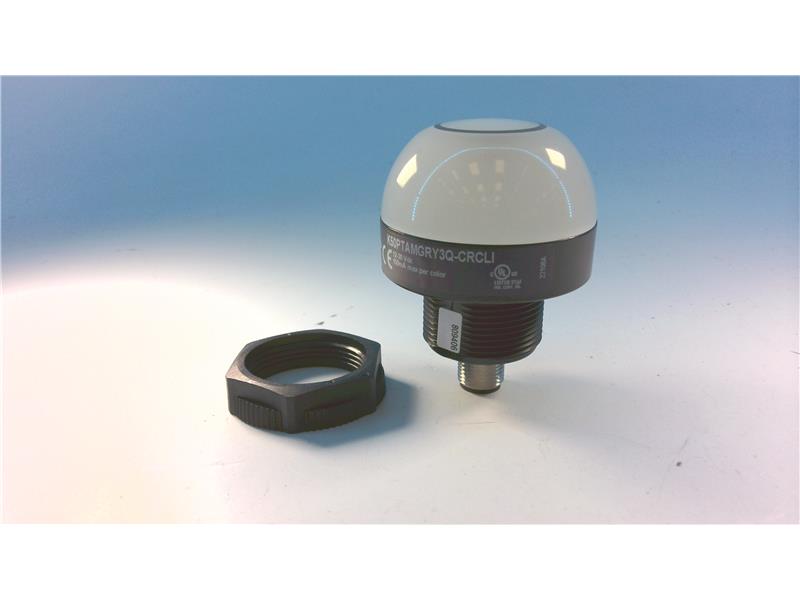 K50PTAMGRY3Q-CRCLI Pushbutton by BANNER ENGINEERING