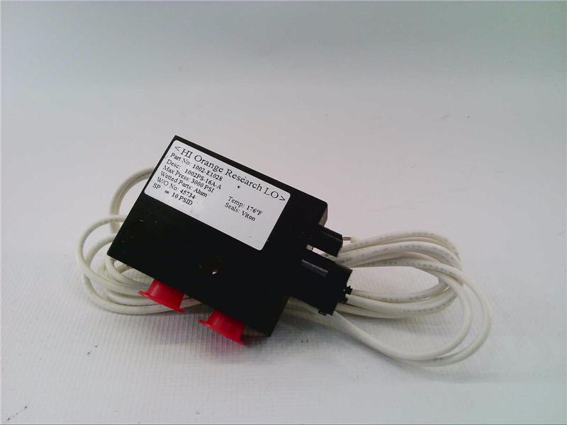 1002-E1028 Pressure Switch by ORANGE RESEARCH