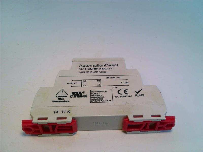 AD-HSSR810-DC-28 Solid State Overload/Relay por AUTOMATION DIRECT