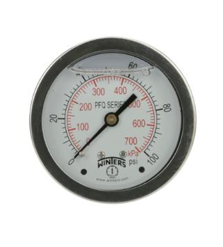PFQ703LFR1R11-ROHS Pressure Gauge by WINTERS