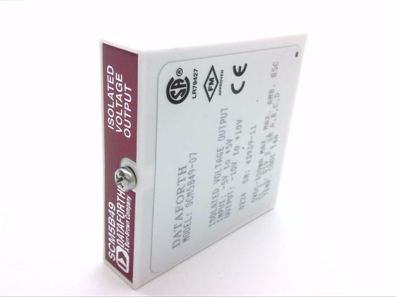 SCM5B49-07 Signal Conditioner/Transmitter by DATAFORTH