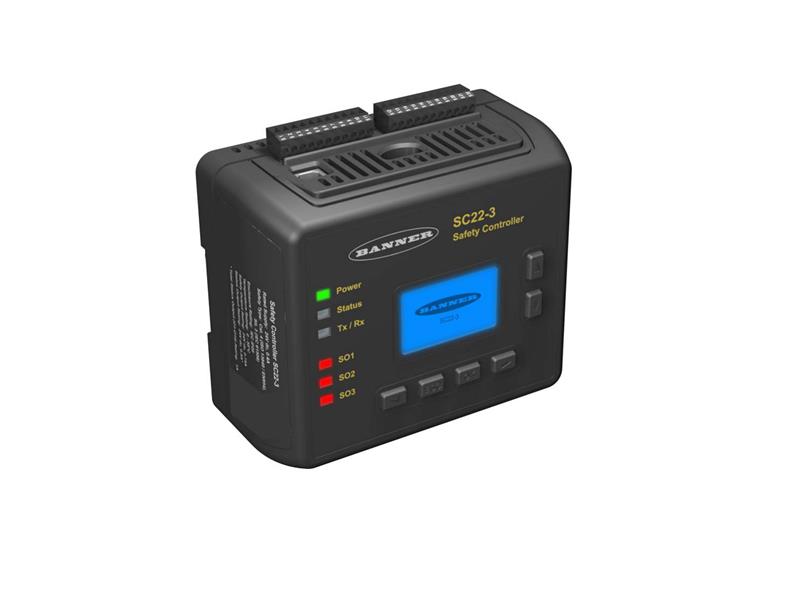 SC22-3-S Safety Controller by BANNER ENGINEERING