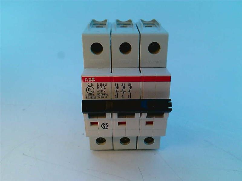 S203U-K5 Din Rail Mount Circuit Breaker by - ABB - ASEA BROWN BOVERI