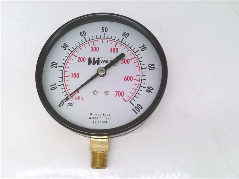 TL40-100-4L Pressure Gauge by WEISS INSTRUMENTS