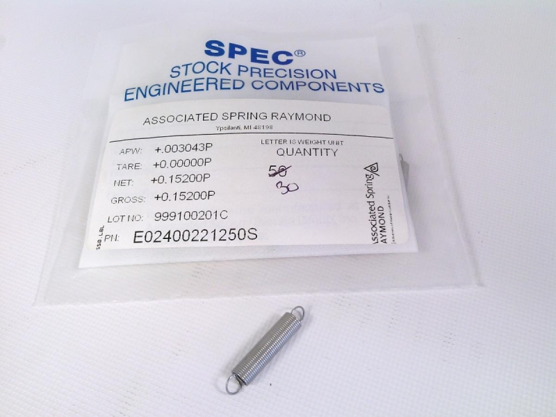 E0240-022-1250-S Spring by SPEC SPRING