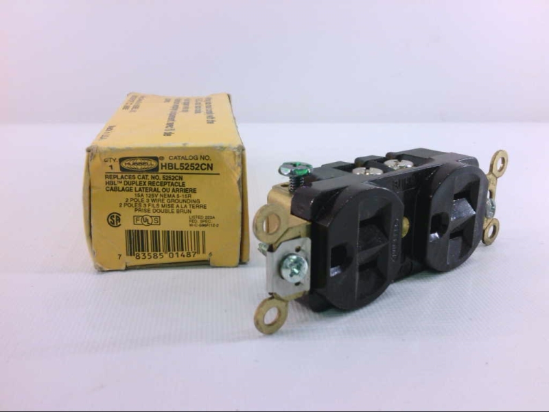HBL-5252-CN Plug/Receptacle por HUBBELL