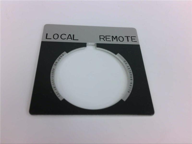 800T-X638 Legend Plate by ALLEN BRADLEY