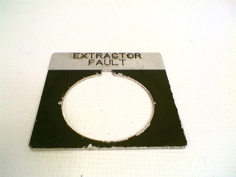 800T-X559E-EXTRACTOR-FAULT Legend Plate by ALLEN BRADLEY