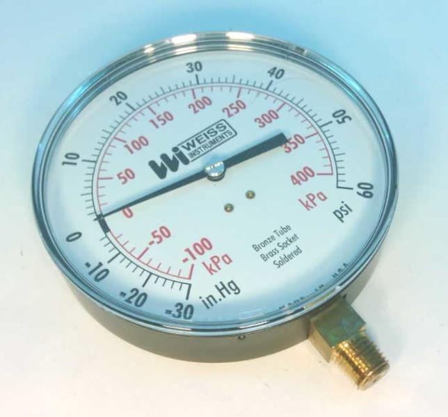 TL45-V60-4L Pressure Gauge by WEISS INSTRUMENTS