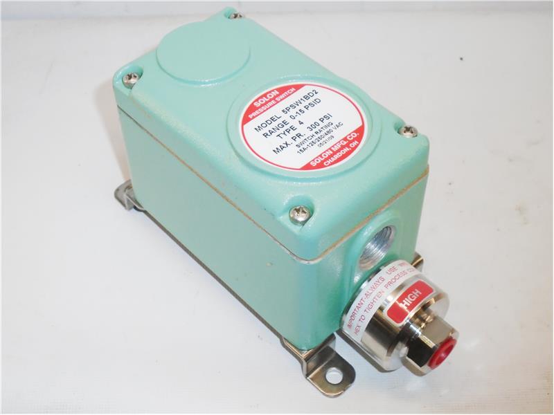 5PSW1BD2 Pressure Switch by SOLON MANUFACTURING COMPANY