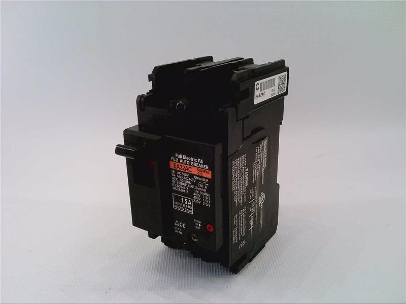 EA32AC-BB2AEAC-015 Din Rail Mount Circuit Breaker by FUJI ELECTRIC
