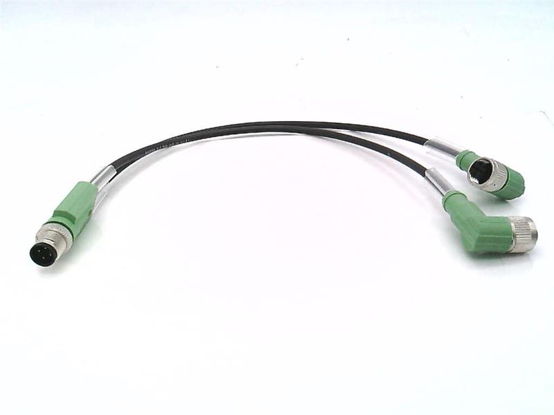 SAC-3P-M12Y/2X0,3-PUR/M12FR B Power Distribution by PHOENIX CONTACT