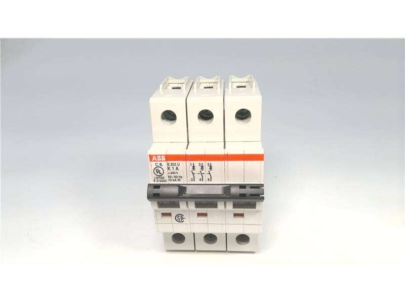 S203U-K1 Molded Case Circuit Breaker by - ABB - ASEA BROWN BOVERI
