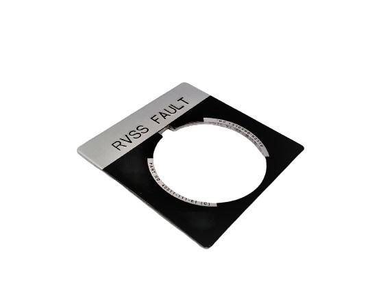 800T-X559E-RVSS-FAULT Legend Plate by ALLEN BRADLEY
