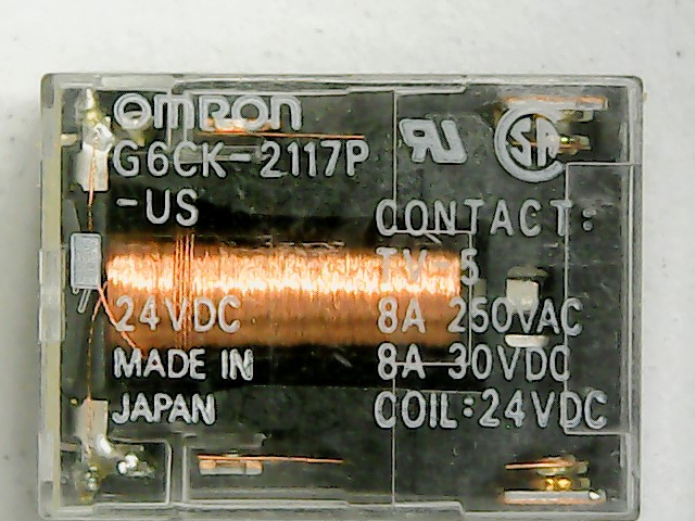 G6CK-2117P-US-DC24 Relay PC Board Mount by OMRON