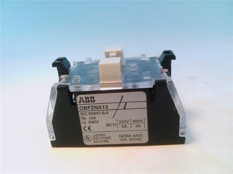 OBFZNA13 Auxiliary Contact by - ABB - ASEA BROWN BOVERI