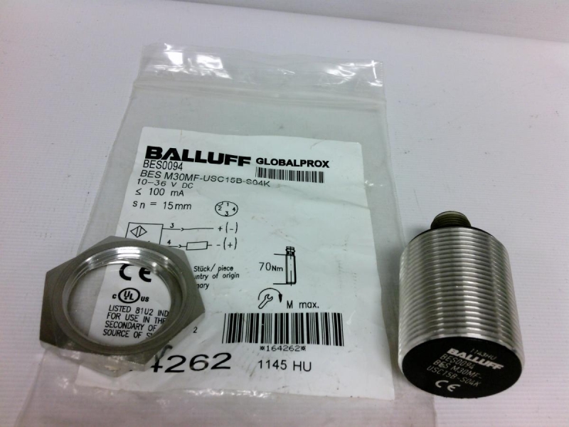 BES M30MF-USC15B-S04K Proximity Switch by BALLUFF