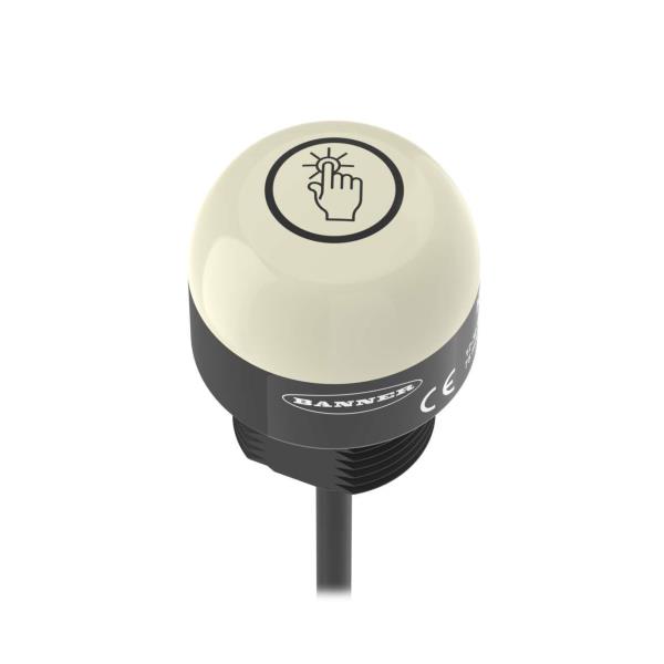K30APTGYE-91127 Pushbutton by BANNER ENGINEERING