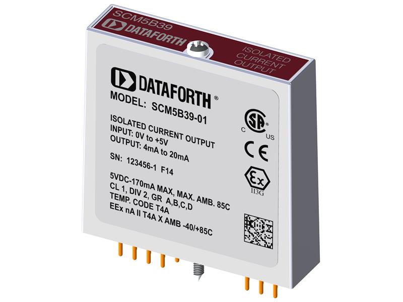 SCM5B39-01 Signal Conditioner/Transmitter by DATAFORTH