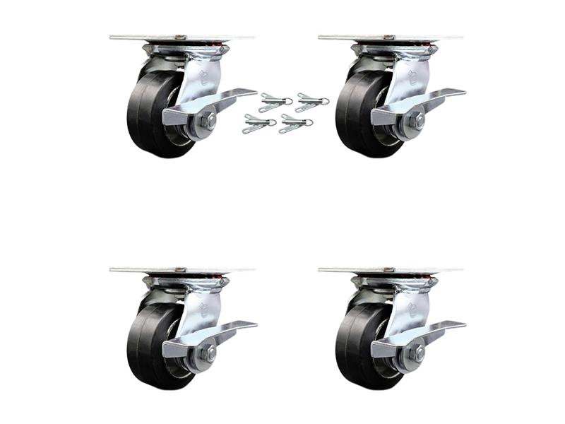 SCC-35S420-RAB-SLB-BSL-4 Caster by SERVICE CASTER CORPORATION