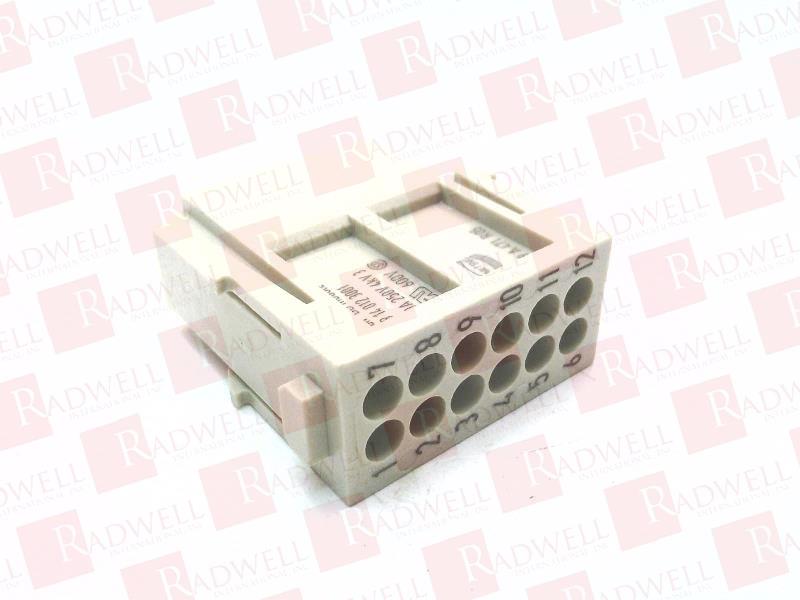 09 14 012 3001 Connector/Terminal/Pin by HARTING