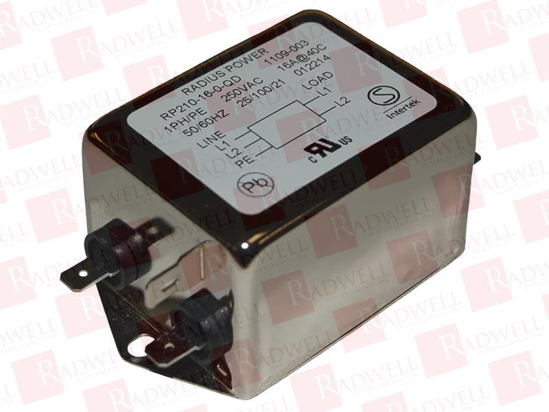 RP210-10-.47-QD RFI/EFI/EMI Noise Filter by ASTRODYNE TDI