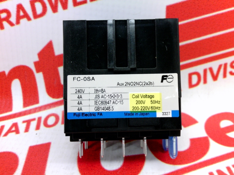 FC-0SA-AC200V-2A2B Contactor by FUJI ELECTRIC