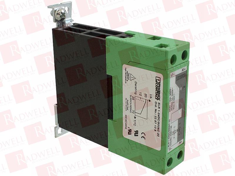 ELR 1- 24DC/600AC-20 Contactor by PHOENIX CONTACT