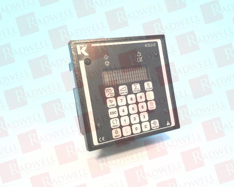 KSU-II Operator Interface by K TRON