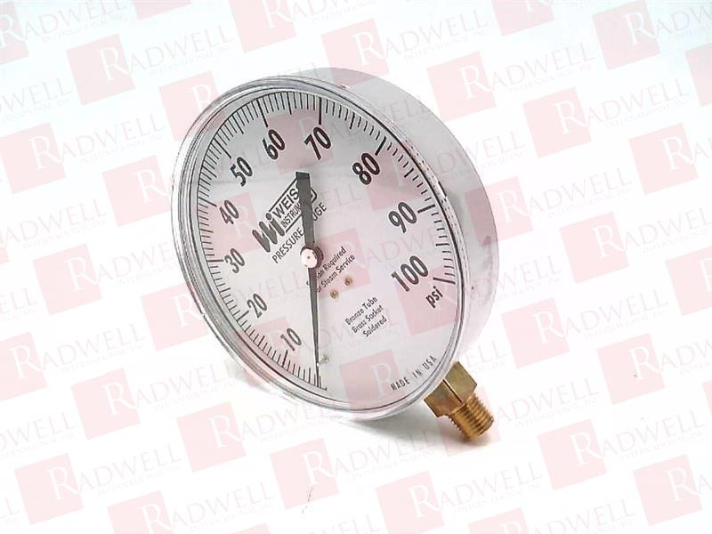 4CTS-100-4L Pressure Gauge by WEISS INSTRUMENTS