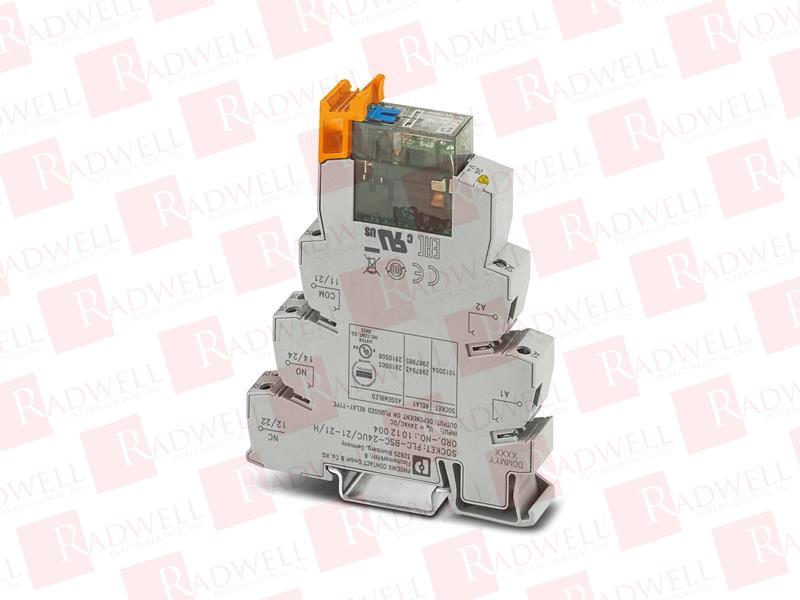 PLC-RSC- 24UC/21-21AU/MS Relay/Socket by PHOENIX CONTACT