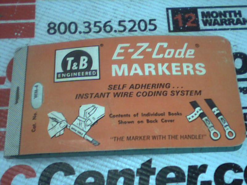 WM-4 Wire/Terminal Marker by THOMAS & BETTS