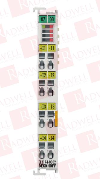 EL3174-0002 VDC Logic I/O Module by BECKHOFF