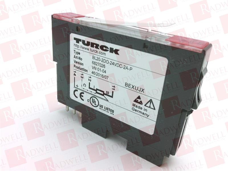 BL20-2DO-24VDC-2A-P Interbus Module & Hub by TURCK