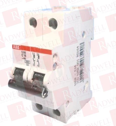 S202-C16 Din Rail Mount Circuit Breaker by - ABB - ASEA BROWN BOVERI