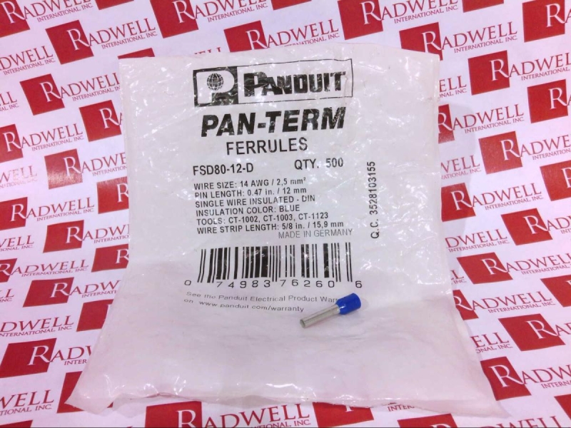 FSD80-12-D Lug/Connector by PANDUIT