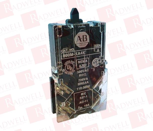 800M-XA4K Accessory/Bulb/Cap/Contact/Transf by ALLEN BRADLEY