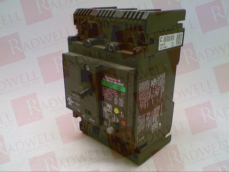 EG53C/30-200MA Molded Case Circuit Breaker by FUJI ELECTRIC