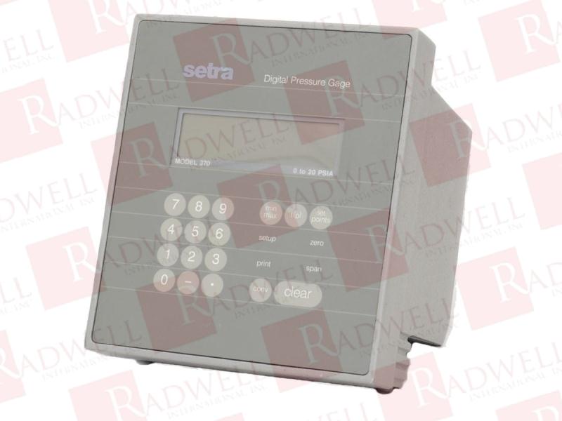 370-600M-A-1F-VT-L Pressure Gauge by SETRA