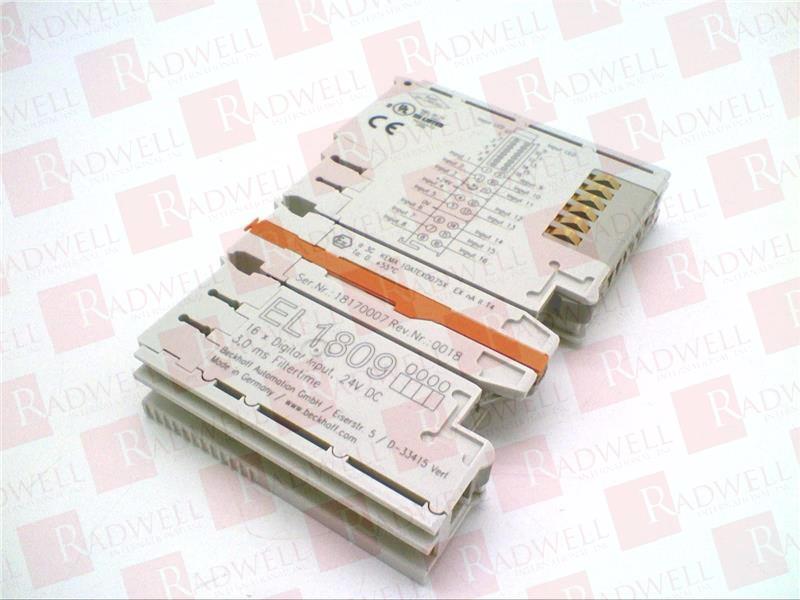 EL1809 PLC Module/Rack by BECKHOFF