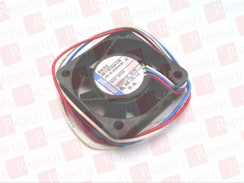 414F/2 Fan/Thermal Management for Control Panel by EBM PAPST