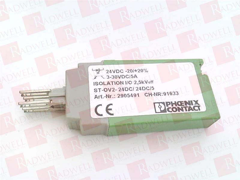 ST-OV2- 24DC/ 24DC/5 Solid State Overload/Relay by PHOENIX CONTACT
