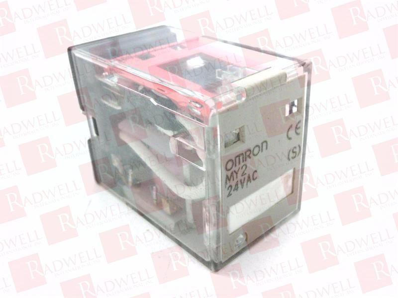 MY2 24VAC S Relay/Socket by OMRON