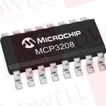 MCP3208-CI/SL IC Chip by MICROCHIP TECHNOLOGY INC