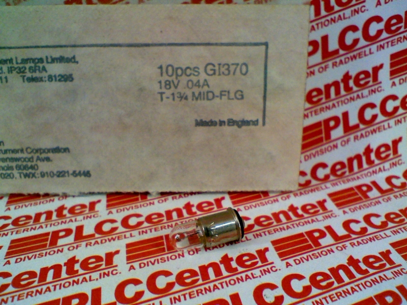 GI-370 Accessory/Bulb/Cap/Contact/Transf by GENERAL INSTRUMENT